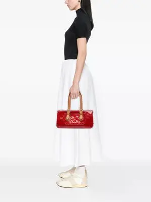 LOUIS VUITTON Monogram Vernis Rosewood Avenue Shoulder Bag - Red