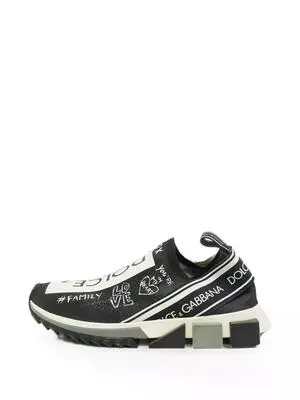 Dolce & Gabbana Sorrento Slip-on Sneakers - Black