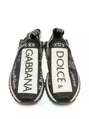 Dolce & Gabbana Sorrento Slip-on Sneakers With Logo Lettering