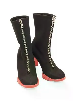 Alexander McQueen Zip-front Ankle Boots