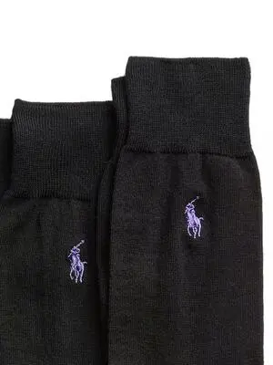 Polo Ralph Lauren Crew Socks With Signature Pony Embroidery