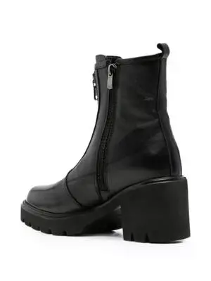 SERGIO MORETTI FIRENZE Zip-front Chunky Ankle Boots