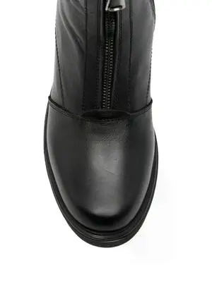 SERGIO MORETTI FIRENZE Zip-front Chunky Ankle Boots