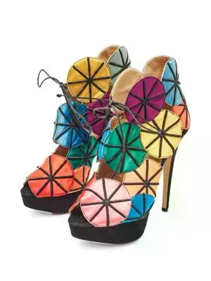 CHARLOTTE OLYMPIA Parasol-patch Platform Sandals