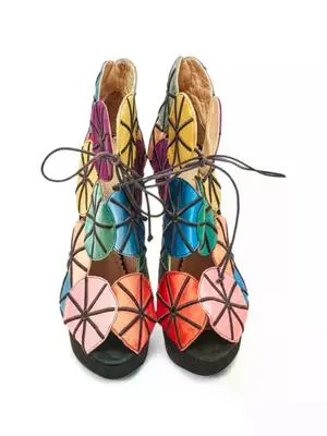 CHARLOTTE OLYMPIA Parasol-patch Platform Sandals