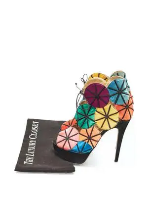 CHARLOTTE OLYMPIA Parasol-patch Platform Sandals
