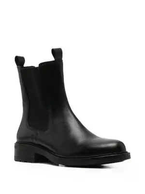 SERGIO MORETTI FIRENZE Elasticated-panel Pull-tab Ankle Boots