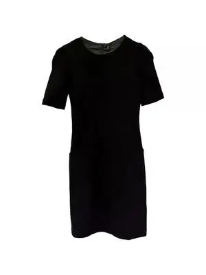 JOSEPH Velvet V-neck Shift Dress