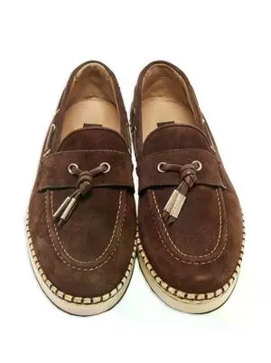 Dolce & Gabbana Suede Espadrille Loafers