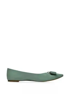 FERRAGAMO Lambskin Vara Bow Ballet Flats