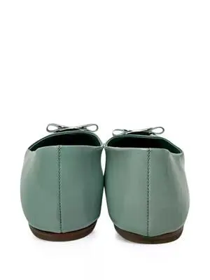 FERRAGAMO Lambskin Vara Bow Ballet Flats
