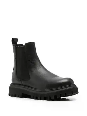 SERGIO MORETTI FIRENZE Chunky-sole Chelsea Boots - Black