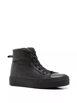 SERGIO MORETTI FIRENZE High-top Sneakers With Fleece Lining