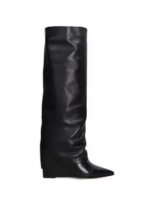 THE SELLER Pointed-toe Wedge Boots - Black