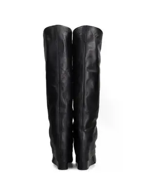 THE SELLER Pointed-toe Wedge Boots - Black
