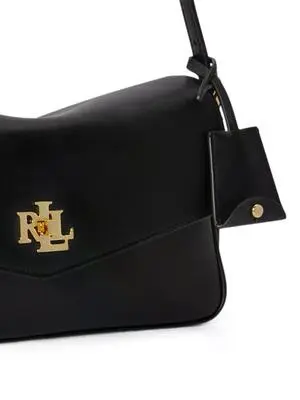 Ralph Lauren Logo-plaque Leather Shoulder Bag