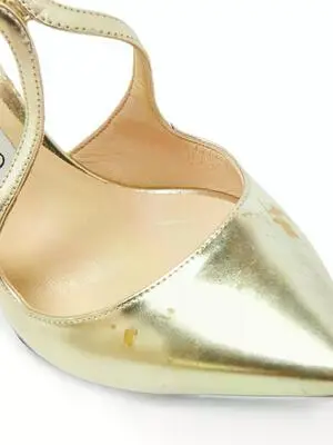 JIMMY CHOO Lancer -tone Double Ankle-strap Stiletto Sandals