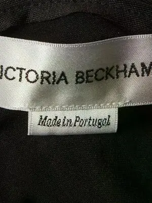 Victoria Beckham Ruched High-neck Maxi Dress - Black