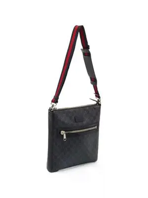 Gucci Gg Supreme Night Courier Messenger Bag