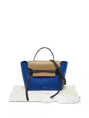 Celine Leather Mini Belt Bag - Blue