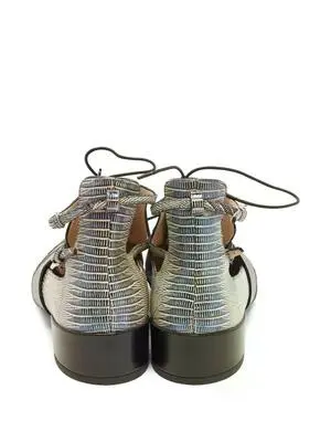 Dior Nomade Croc-embossed Ankle Boots