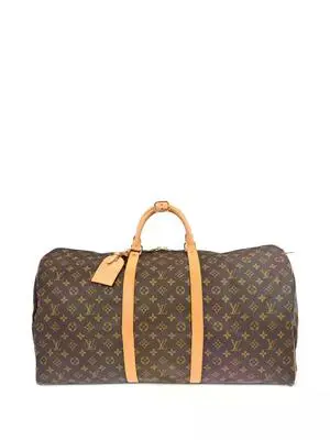 LOUIS VUITTON Monogram Travel Handbag - Brown
