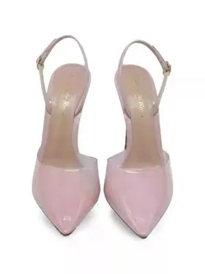 GIANVITO ROSSI Ribbon D'orsay Pumps