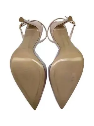 GIANVITO ROSSI Ribbon D'orsay Pumps - Pink
