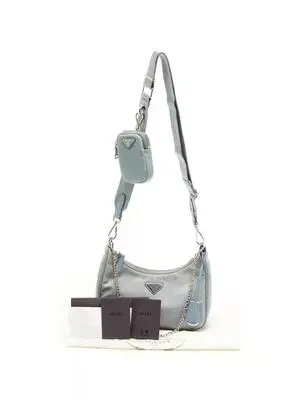Prada 2005 Re-edition Shoulder Bag - Blue