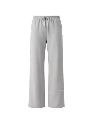 Adidas By Stella Mccartney Straight-leg French Terry Trousers - Grey