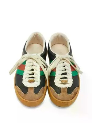 Gucci G74 Web Sneakers