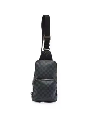 LOUIS VUITTON Damier Graphite Avenue Backpack - Black