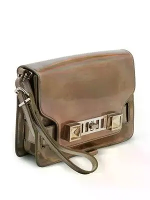 Proenza Schouler Medium Ps11 Metallic Holographic Clutch Bag