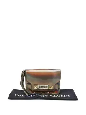 Proenza Schouler Medium Ps11 Metallic Holographic Clutch Bag
