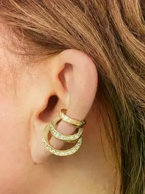 YPARIS Ridley Star Cubic Zirconia Ear Cuff