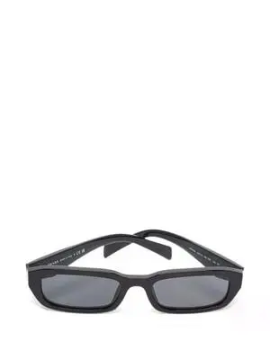 Prada Symbole Rectangle Sunglasses - Black