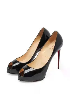 CHRISTIAN LOUBOUTIN Very Prive Peep-toe Pumps