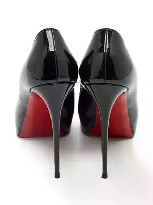 CHRISTIAN LOUBOUTIN Peep-toe Stiletto Pumps - Black