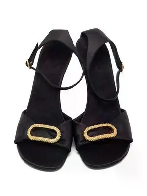 Loro Piana Olympia Heeled Sandals