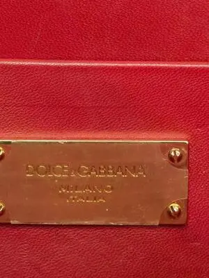 Dolce & Gabbana Devotion Crocodile-effect Shoulder Bag