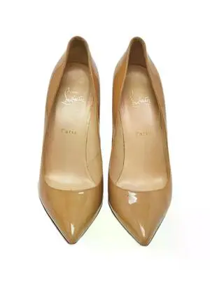 CHRISTIAN LOUBOUTIN So Kate Patent Leather Pointed Toe Stiletto Pumps