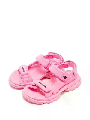 Balenciaga Tourist Touch-strap Sandals - Pink