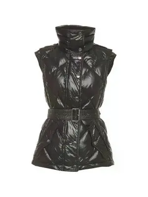 Burberry Diamond-quilted Belted Vest