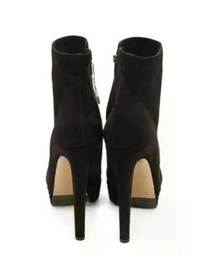 LE SILLA Suede Platform Ankle Boots