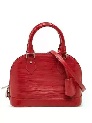 LOUIS VUITTON Alma Bb Tote Bag - Red