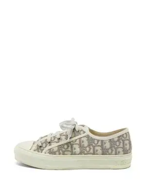Dior Oblique Walk'n' Low Top Sneakers - Neutrals