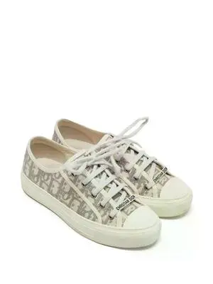 Dior Oblique Walk'n' Low Top Sneakers - Neutrals