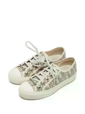 Dior Oblique Walk'n' Low Top Sneakers - Neutrals