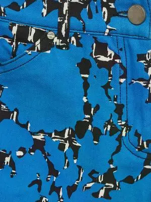 Balenciaga Abstract Print Skinny Jeans