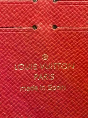 LOUIS VUITTON Clemence Damier Ebene Wallet - Brown